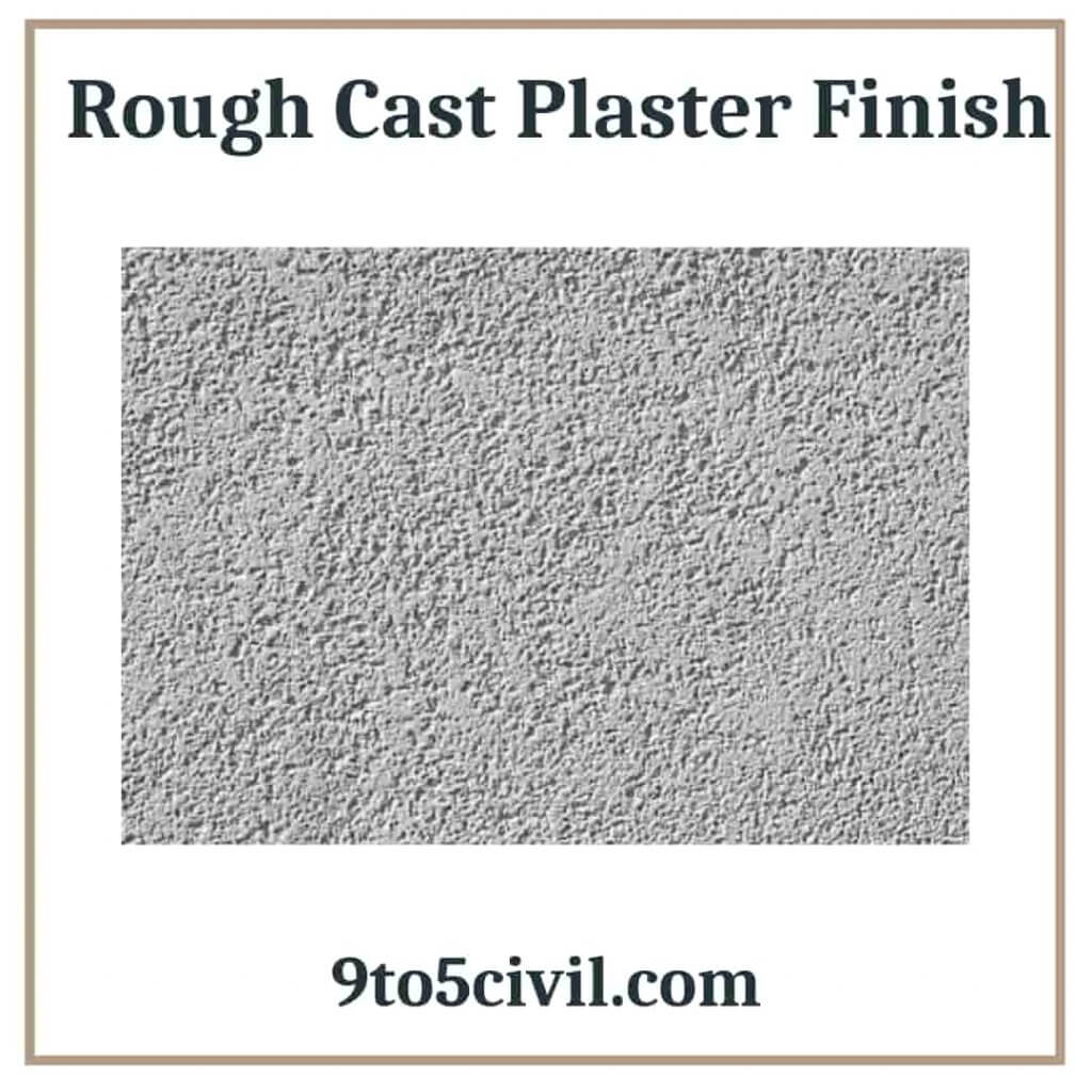 Type of Plaster Finishes