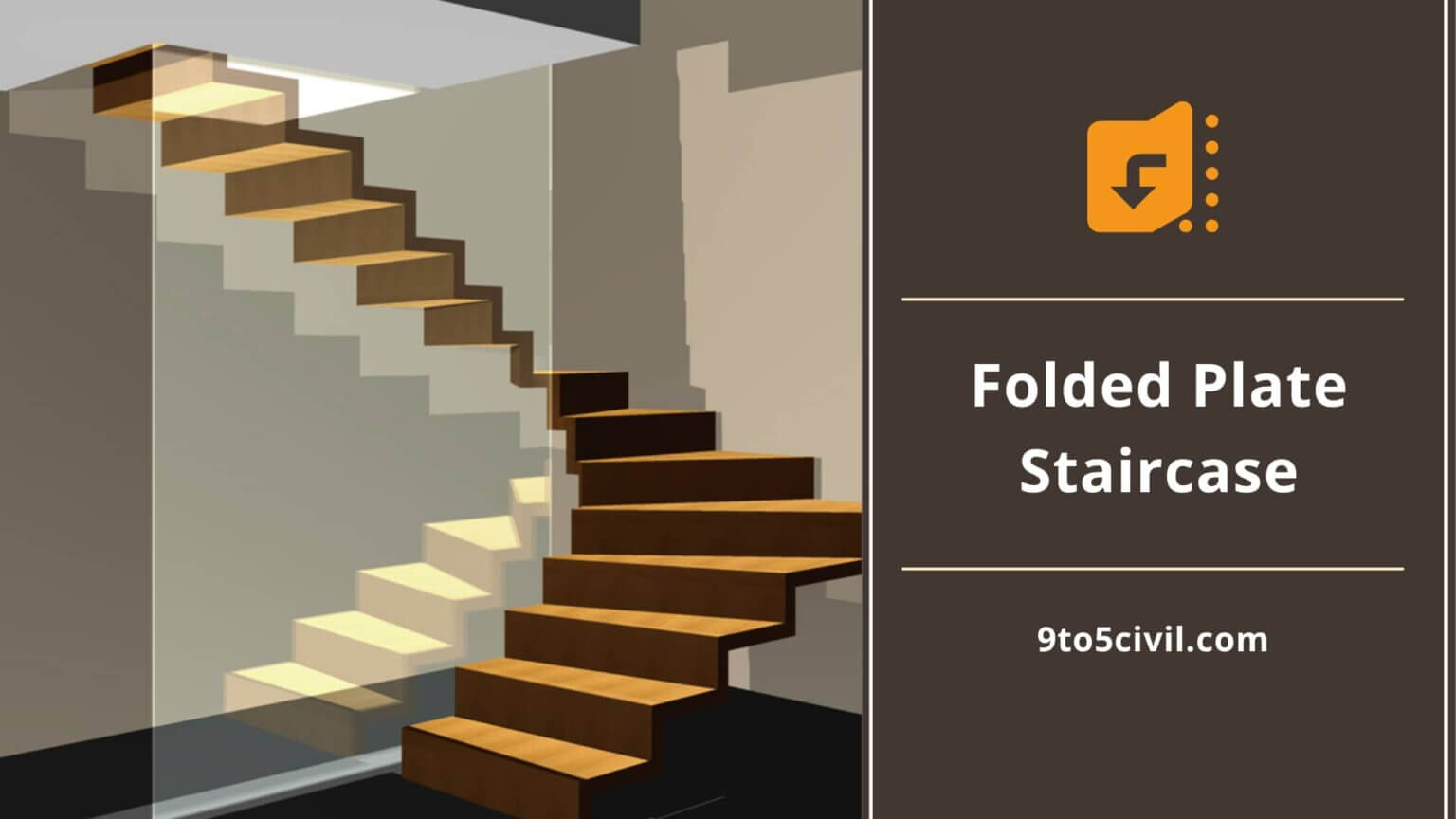 Folded Plate | Folded Plate Staircase | Types of Folded Plate Structures