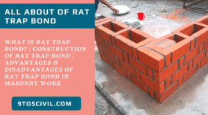 What Is Rat Trap Bond? | Construction of Rat Trap Bond | Advantages ...