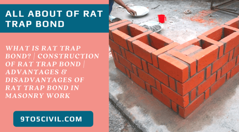 What Is Rat Trap Bond? | Construction of Rat Trap Bond | Advantages ...
