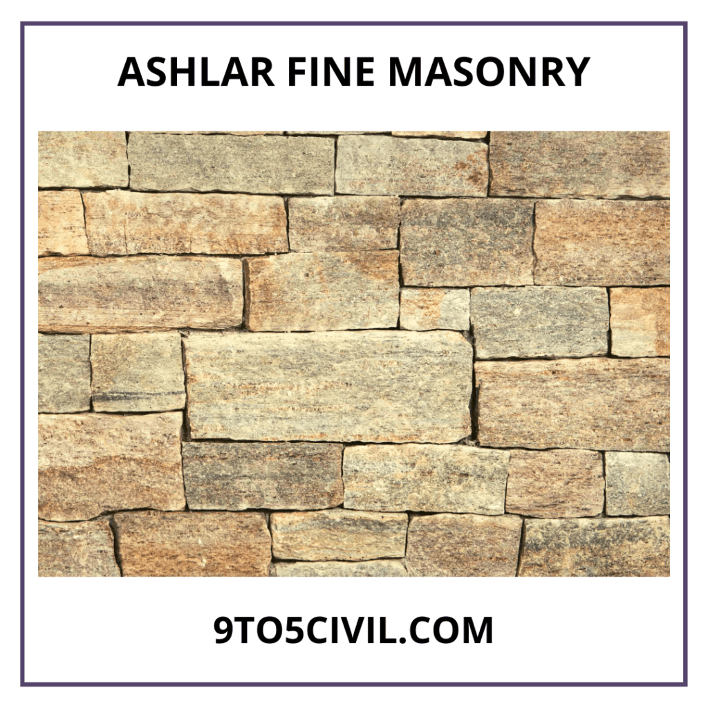 Stone Masonry | Types of Stone Masonry
