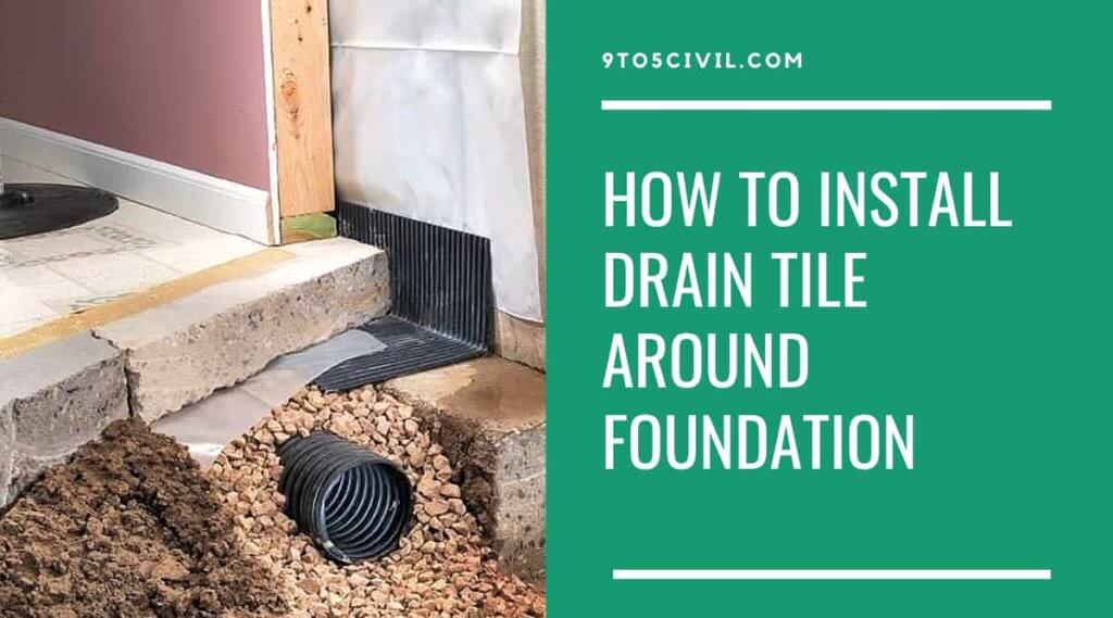 How Does Drain Tile Work? | How to Install Drain Tile? | Drain Tile Pipe